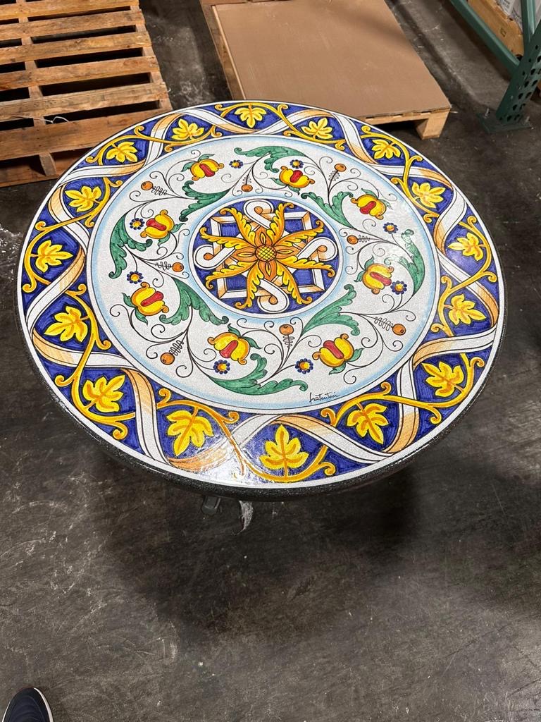 Lava stone table (Diameter 80cm) - Giacomino Drago